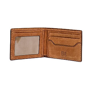 Frye Men's Logan Slim Id Billfold Wallet, Nubuck Cognac, One Size