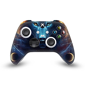 Head Case Designs Officially Licensed Jonas JoJoesArt Jödicke Dreamcatcher Wolf Art Mix Vinyl Sticker Gaming Skin Case Cover Compatible with Xbox Series X / S Controller
