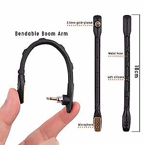 weishan A40 Mic, Microphone Replacement for Astro A40 / A40 TR Gaming Headset on PS5, PS4, Xbox One, PC, Mac, Phone, Noise Cancelling 3.5mm Black