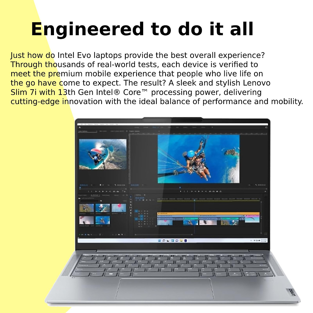 2023 Newest Lenovo Slim 7i Laptop, 14" 2.8K IPS Touchscreen, Intel Core i7-1260P (12 cores), 16GB DDR5 RAM, 1TB SSD, Intel Iris Xe Graphics, Wi-Fi 6E, Windows 11 Home