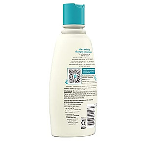 Aveeno Kids 2-in-1 Hydrating Shampoo & Conditioner, Gently Cleanses, Conditions & Detangles Kids Hair, Formulated With Oat Extract, For Sensitive Skin & Scalp, Hypoallergenic, 12 fl. oz