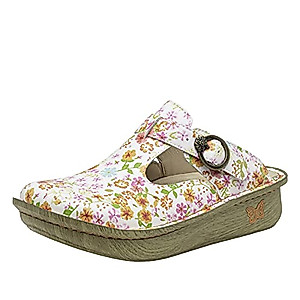 Alegria Women's Classic Prime Time Leather Clog 8-8.5 M US