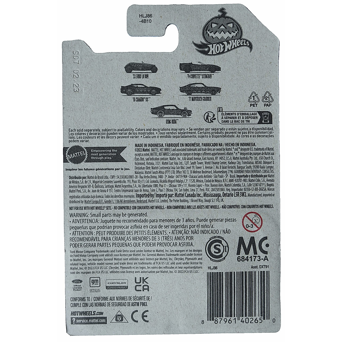 Hot Wheels '14 Corvette Stingray, Halloween 2023