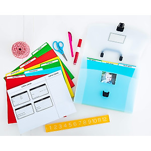 Pearhead School Years Organizer, Children’s School Highlights and Accomplishments Binder for Parents, File Keeper for Kids, School Memories Keepsake, Plastic, One Size