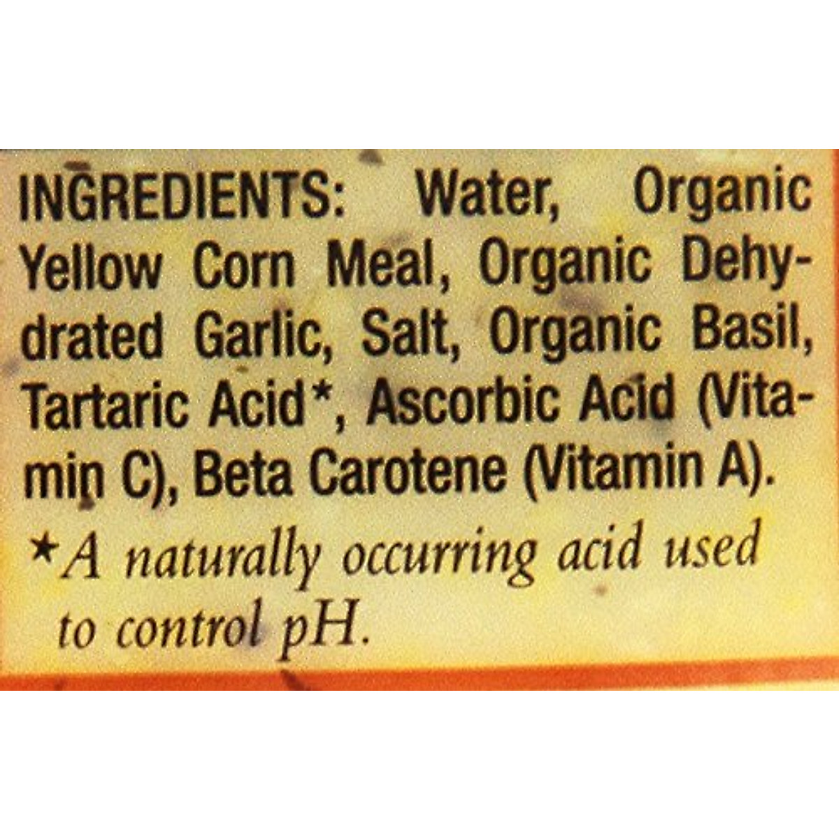 POLENTA BASIL & GRLC ORG