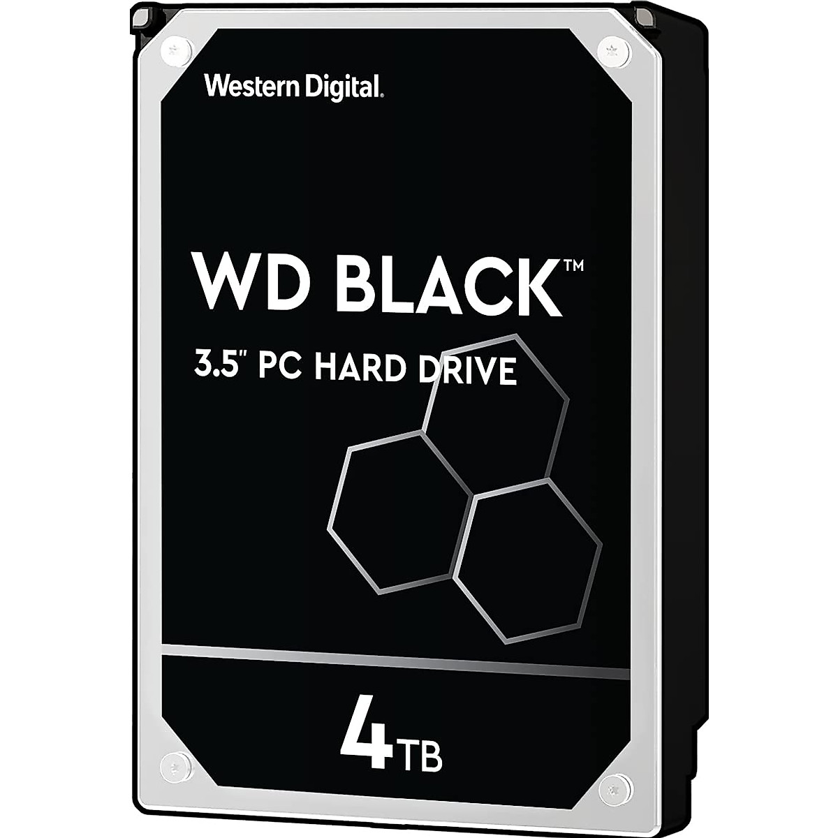 Western Digital 4TB WD Black Performance Internal Hard Drive HDD - 7200 RPM, SATA 6 Gb/s, 256 MB Cache, 3.5" - WD4005FZBX