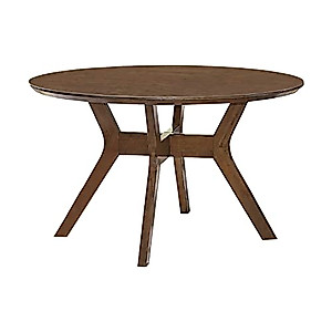 Lexicon Carlo Round Dining Table, Light Oak