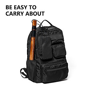 Dormencir 19'' Tire Pressure Check Tool, (Weighted) Wooden Tire Tapper, Dark Red