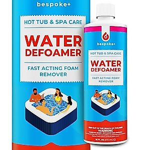 Spa Defoamer for Hot Tub & Hot Tub Foam Eliminator, Spa Anti Foam for Hot Tub Owners to Keep Spa Foam Down & get Foam Out, HotTub Foam Reducer & Spa Bubble Remover (1- Pint)