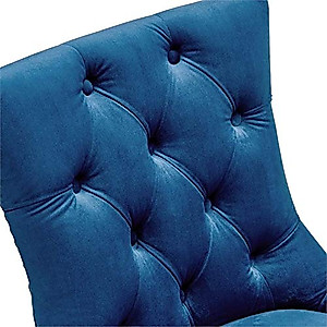 Modway Regent Tufted Performance Velvet Dining Side Chairs - Set of 2, Navy