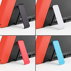 VINMEN Kickstand Stand Replacement Compatible with Nintendo Switch, Back Shell Holder Switch Console Back Bracket Replacement Back Shell Kickstand Switch Replacement Kickstand Repair Kits(4 Pcs)