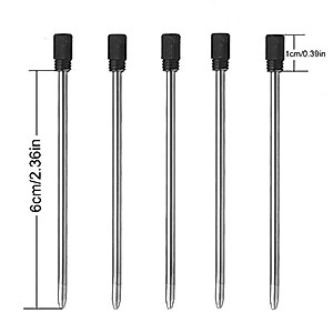 2.75'' Ballpoint Pen Refills, Replaced Refills for Diamond Crystal Stylus Pens and Ballpoint Pens (Black Refills,10 pack)
