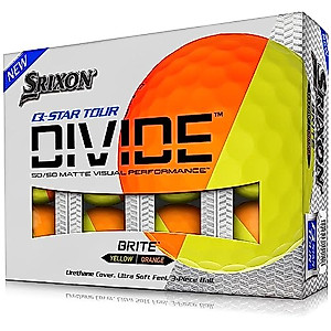 Srixon Q-Star Tour Divide Orange, Golf