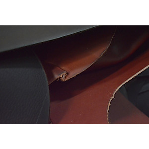 The Leather Guy - Leather Scraps Oil Tanned Boot 3 LB 3-5 oz Cow Project Remnants Bag