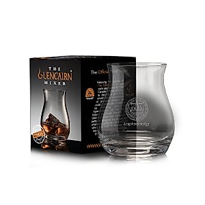 GLENCAIRN LAPHROAIG ISLAY CREST BRANDED CANADIAN WHISKY GLASS IN GIFT CARTON