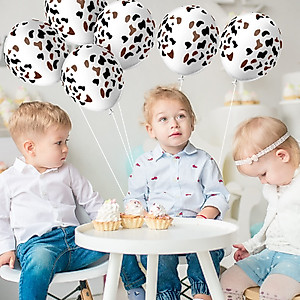 Hiboom 50 Pcs Cow Balloons Latex Balloons Funny Print Cow Farm Balloons for wedding Birthday Party Supplies Decorations