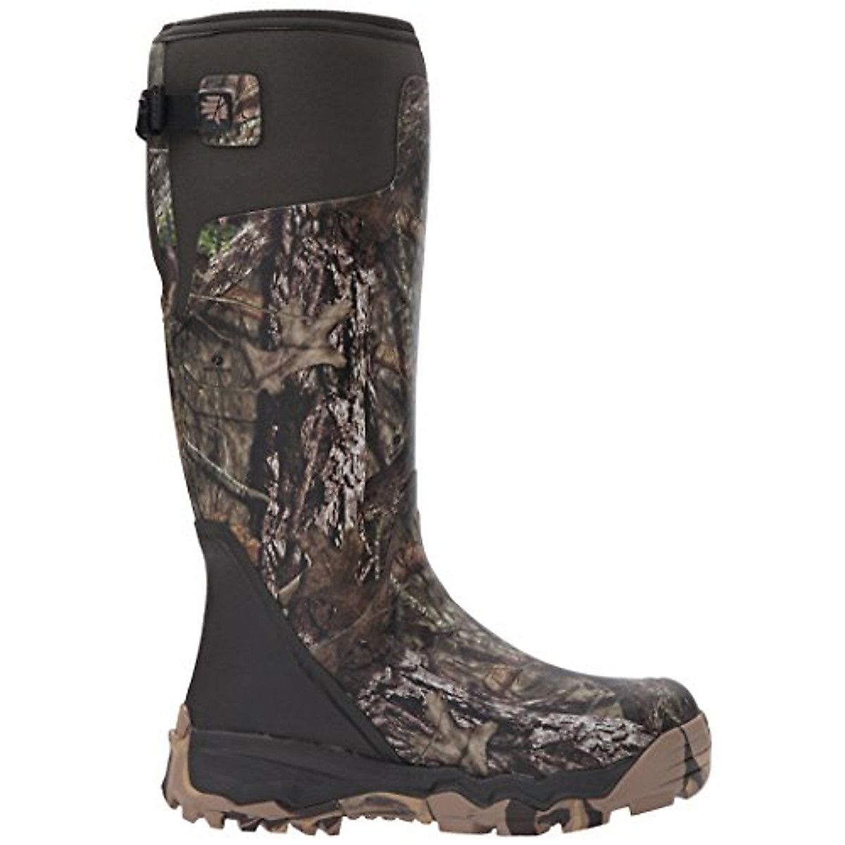 LaCrosse Alphaburly Pro 18" Hunting Boots for Men Featuring Waterproof Rubber, Adjustable Gusset, and EVA Footbed, Mossy Oak Break-Up Country - 9 M