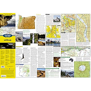 Oregon Map (National Geographic Guide Map)