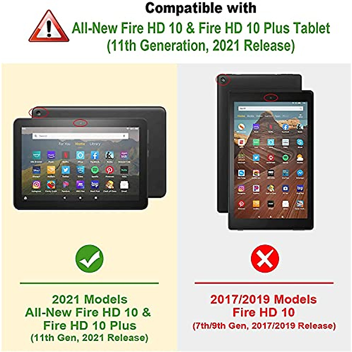 Fintie Case for Amazon Fire HD 10 and Fire HD 10 Plus Tablet (Only Compatible with 11th Generation 2021 Release), [Tuatara] Rugged Unibody Hybrid Kickstand Cover w/Built-in Screen Protector, Lilac