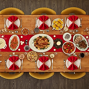 Napkin Rings- Gold Napkin Holder, Round Metal Napkin Buckle for Holiday Party Dinner Wedding Dining Table Decoration (Set of 8)