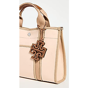 Tory Burch Women's Twill Small Tory Tote, Coy Pink, One Size