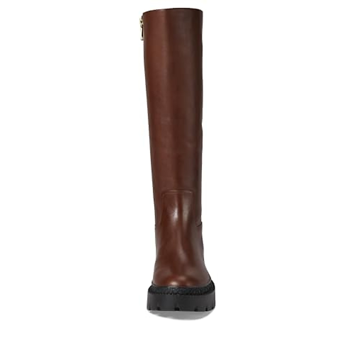 Coach Women's Julietta Leather Boot Knee High, Walnut, 8