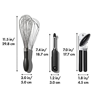 OXO Good Grips Stainless Steel Essential 3-Piece Kitchen Gadget Set