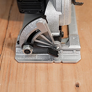 XtremepowerUS 7-1/4" Worm Drive Circular Saw Adjustable Depth Corded 1800W Electric Circular Cutting Saw Cut Off 4800RPM (No Blade)