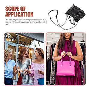 Studded Shoulder Bag for Women Leather Punk Rivet Crossbody Bag Handbag with Chain Wallet Purse for Girls
