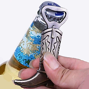 Bottle Opener, SeeSky 20 Pcs Cowboy Boot Bottle Opener Party Favor Return Gifts for Guest Wedding Party Souvenir Birthday Bridal Shower (20 Pcs Boot Bottle Opener)