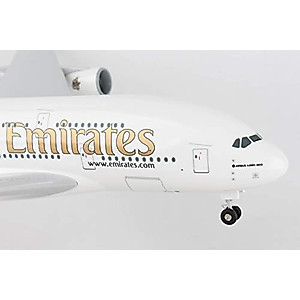 Daron Skymarks Emirates A380-800 Airplane Model Building Kit with Gear, 1/200-Scale