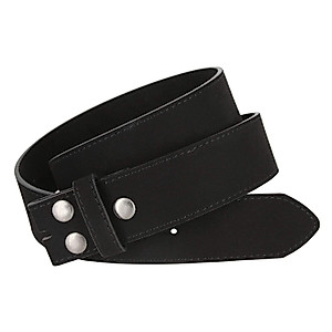 Casual Suede Leather Belt Strap for Women 1 1/2" Wide (Black, 34)