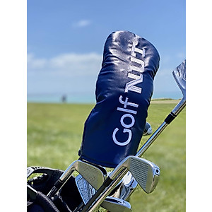 Golf Nut Special Edition Embroidered Driver Headcover for The Avid Golfer or Stocking Stuffer!