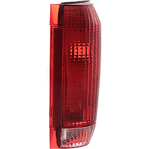 Evan Fischer Driver and Passenger Side Tail Light Set Compatible With 1990-1996 Ford F-150, Fits 1990-1997 Ford F-250 and F-350, 1990-1996 Bronco