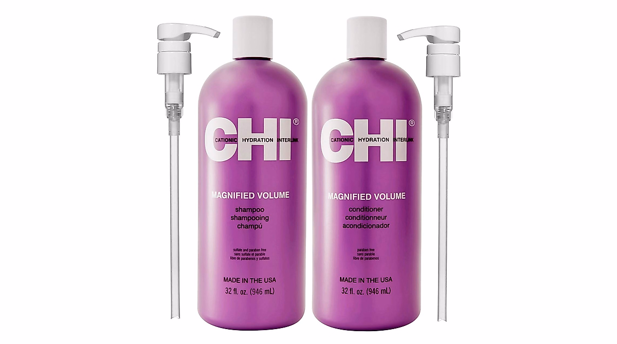 Chi Magnified Volume Shampoo & Conditioner 32oz Duo w/Pumps — 🛍️ The ...