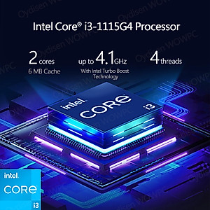 HP 15.6 inch Laptop, 16GB Memory, 1TB SSD Storage, Intel Core i3-1115G4 Processor, 15.6" HD Anti-Glare Display, HDMI, SD Card Reader, Wi-Fi & Bluetooth, Windows 11 Home, 1 Year Microsoft 365