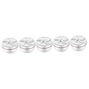 LIFKICH 5pcs Mini Washing Machine Mini Lavadora Travel Washer Mini Portable Washer Bucket Washing Machine Mini Dishwasher for Sink Mini Washer Portable Clothes Washer White Plastic