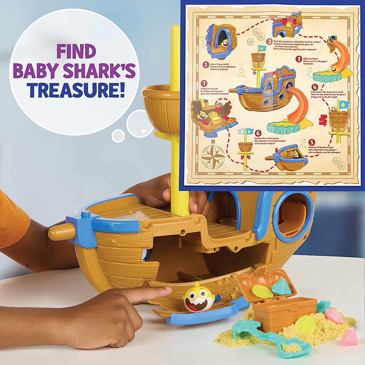 WowWee Baby Shark’s Big Show! Ultimate Shipwreck Playset