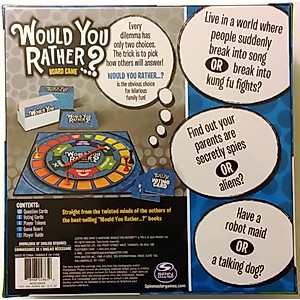 Spin Master Games 2014 Would You Rather Board Game