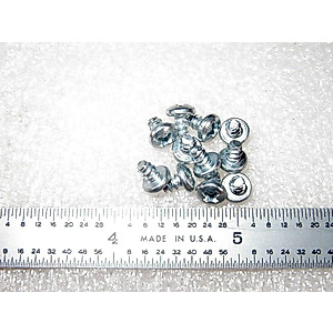 #6 X 3/16" SCREW SHEET METAL PAN HEAD PHILLIPS ZINC STEEL - 100 PCS Screws Kit Set