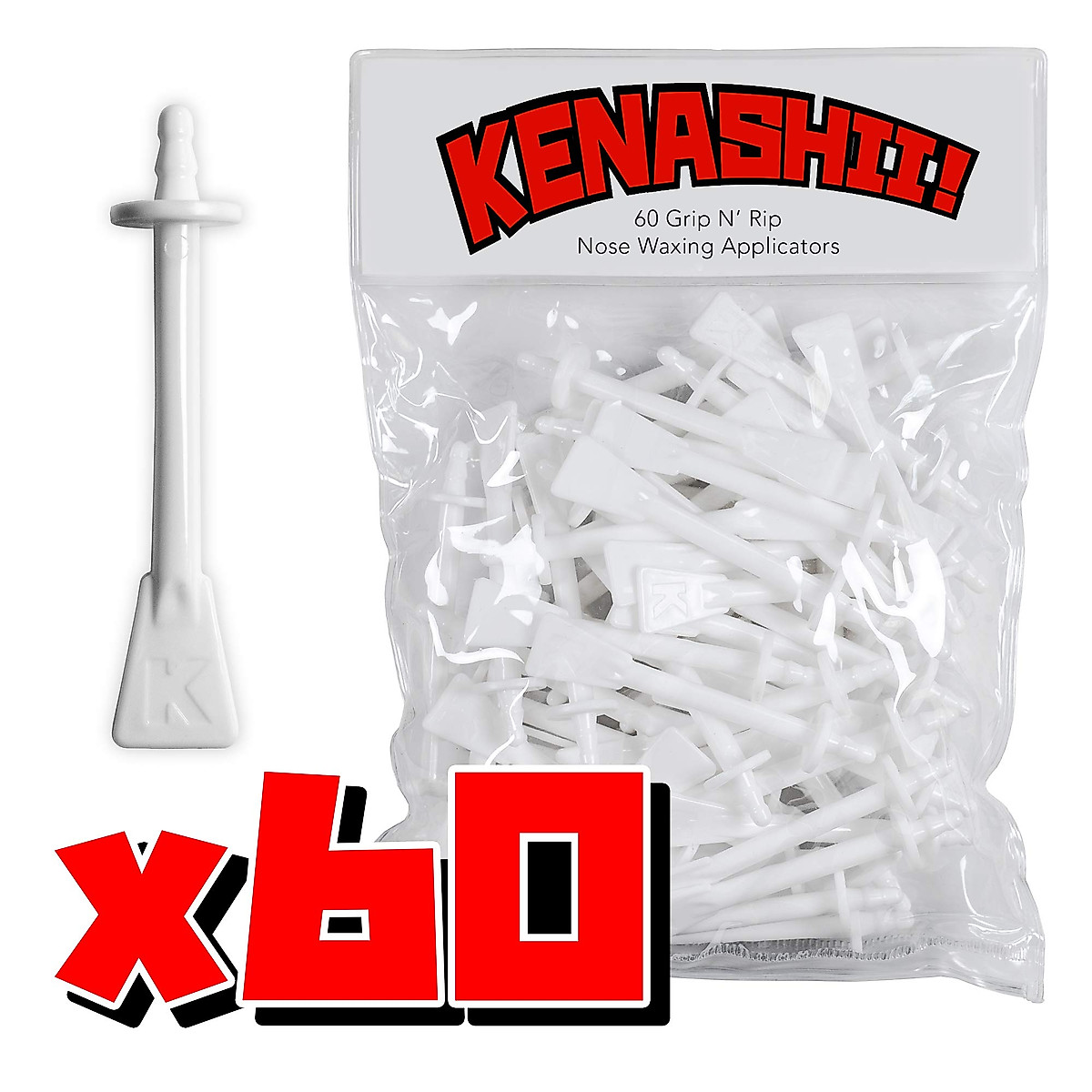 Grip’n’Rip Nose Waxing Sticks from Kenashii, Bespoke Nasal Wax Applicators for Easy and Effective Nose Hair Removal, Wax and Wipes Sold Separately