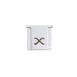 3 pcs Camera Hot Shoe Cover Hot Shoe Protecotr Aluminum Alloy Material Silver with Grey X Fit for Fujifilm GFX Fuji X Camera