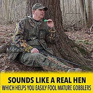 ESH 3 Pack Combo Mouth Turkey Calls for Hunting - Turkey Hunting Accessories with Realistic Turkey Sounds - Diaphragm Turkey Call Set