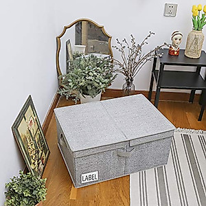 GRANNY SAYS Bundle of 3-Pack Storage Bins for Organizing & 1-Pack Extra Large Rectangle Storage Bin