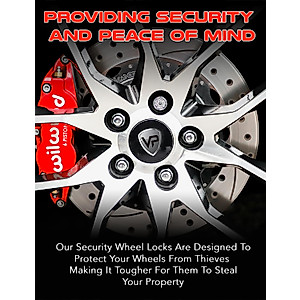 Set of 4 Veritek 12x1.5 Chrome Radius Ball Seat OEM Factory Style Removable Washer Socket Wheel Locks for Honda Acura