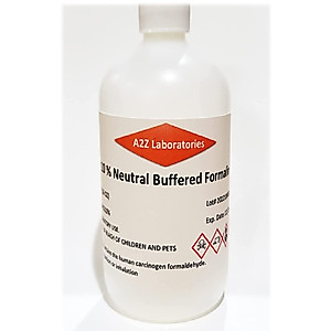 A2Z Lab / 10% Neutral Buffered Formalin / 32 Oz/High Purity / 1L / 1000 ML/HDPE Bottle/Made in USA/Same Day Ship