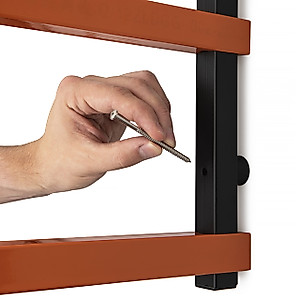 KEO ST. Wood Organizer and Lumber Storage Metal Rack - 2 SETS - PLUS - Magnetic Screw Driver Bit Holder and 6 Philips Head Driver Bits. 300lbs/136kg Capacity Per Set- 600lbs Total.