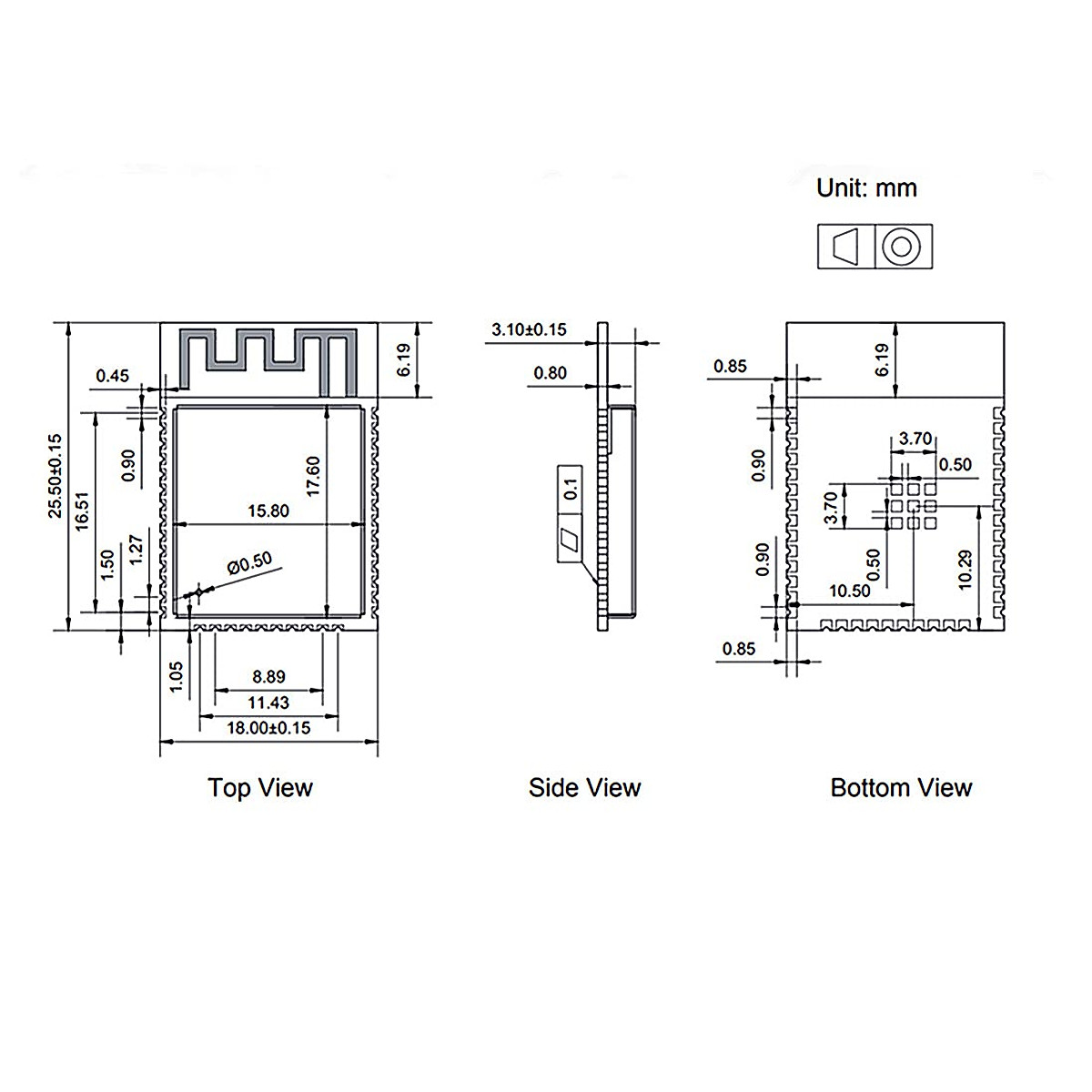 Luabby Smart Espressif ESP32-WROOM-32E Wi-Fi+BT+BLE MCU Module 4 MB 8MB 16MB with PCB Antenna ESP-32E (8MBx5 PCS)