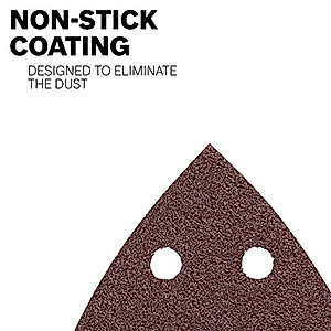 Bosch CS500 6-Pack Assortment General Purpose Hook-and-Loop Sanding Triangles