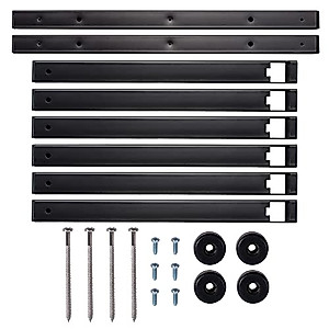 CLEAR STYLE Lumber Storage Rack and Wood Organizer Heavy Duty Metal Rack with 3-Level Wall Mount Levels up to 360LBS Perfect for Garage Storage 1 Pack